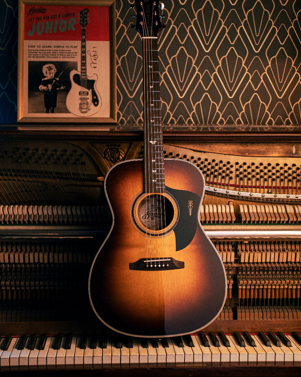 Leaper Melody - Deep Honey Burst